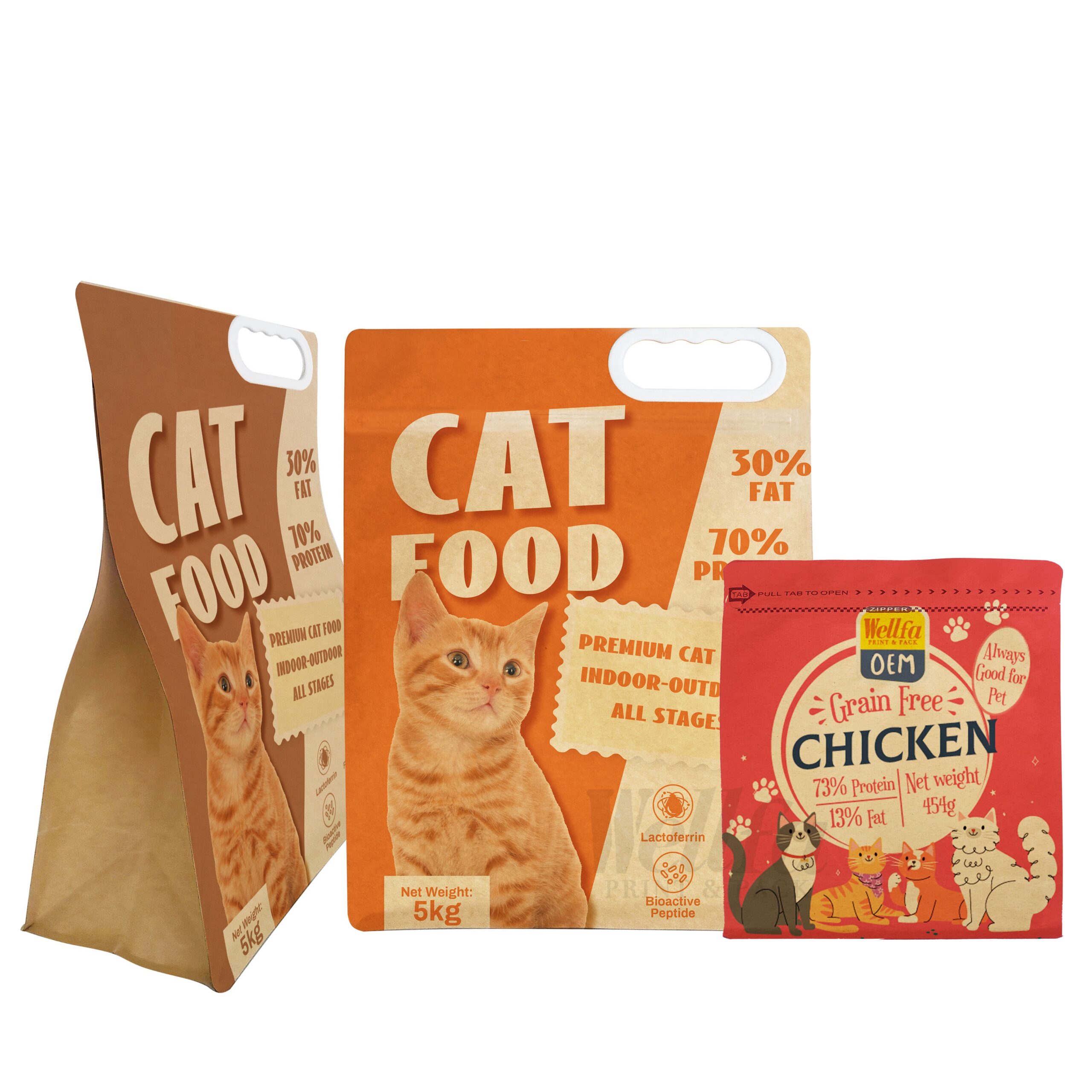 Dog Food Packaging Bag:Custom Design Pet Treat Food Packing Pouch ...